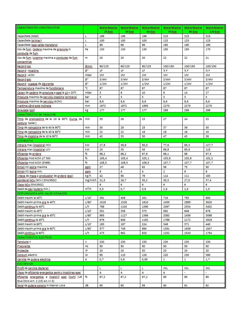 Centrala pe gaz ACV WaterMaster 120 Evo